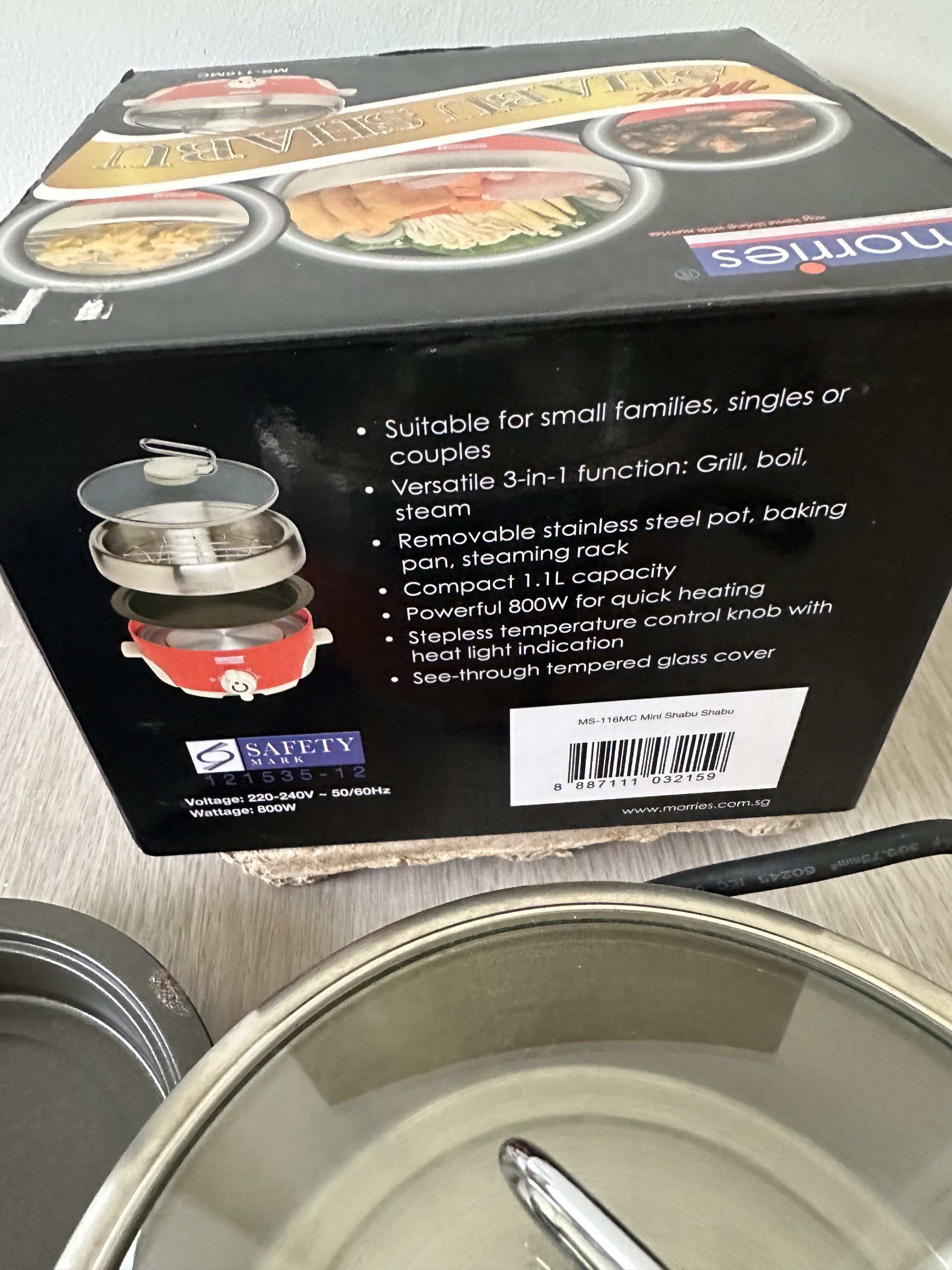 Morries Mini Shabu Cooker - Grill, Boil, Steam, TV & Home Appliances ...