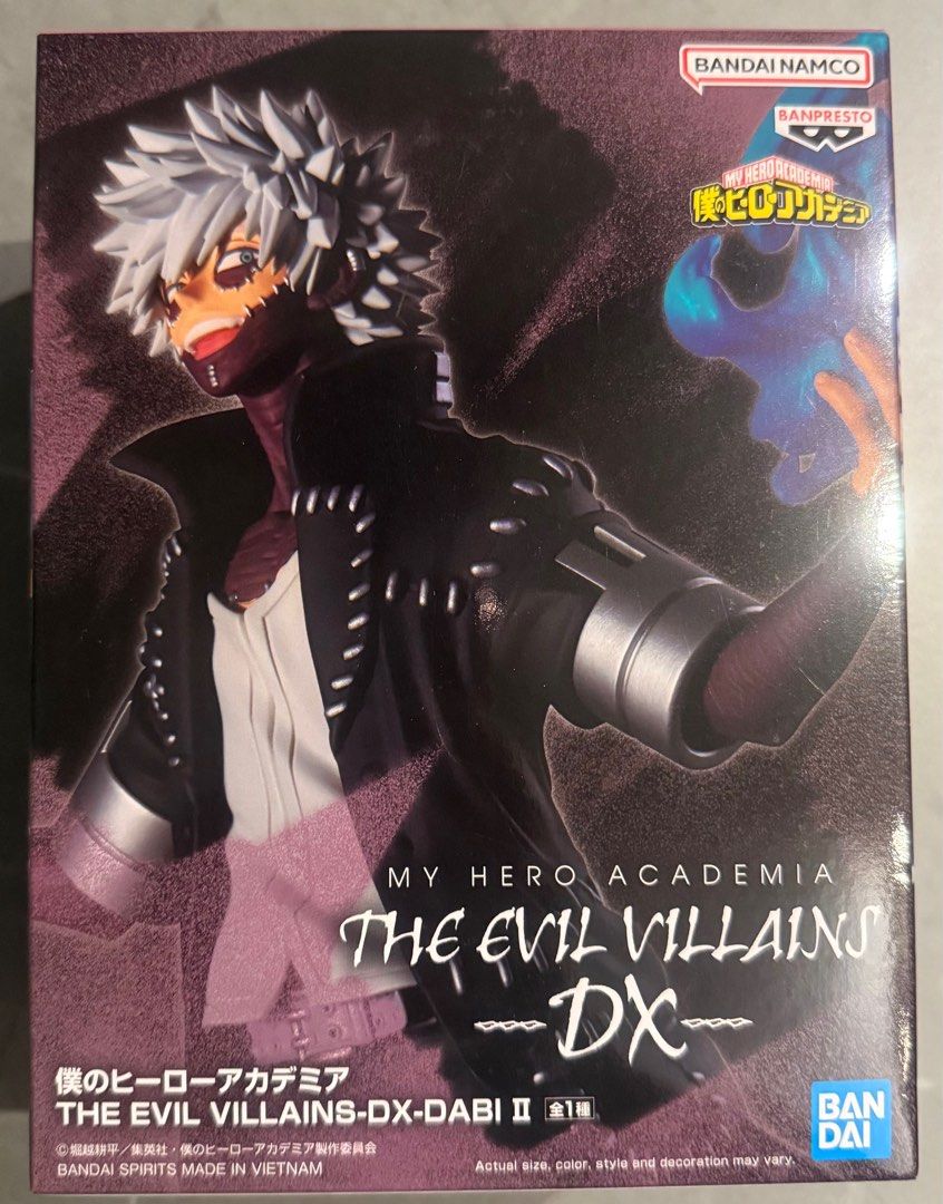 My Hero Academia The Evil Villains DX Dabi II Figure, Hobbies & Toys ...