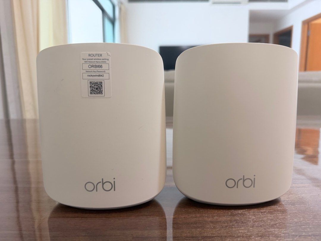 NETGEAR Orbi RBR350 WiFi 6 Dual-band Mesh Router, Computers & Tech ...