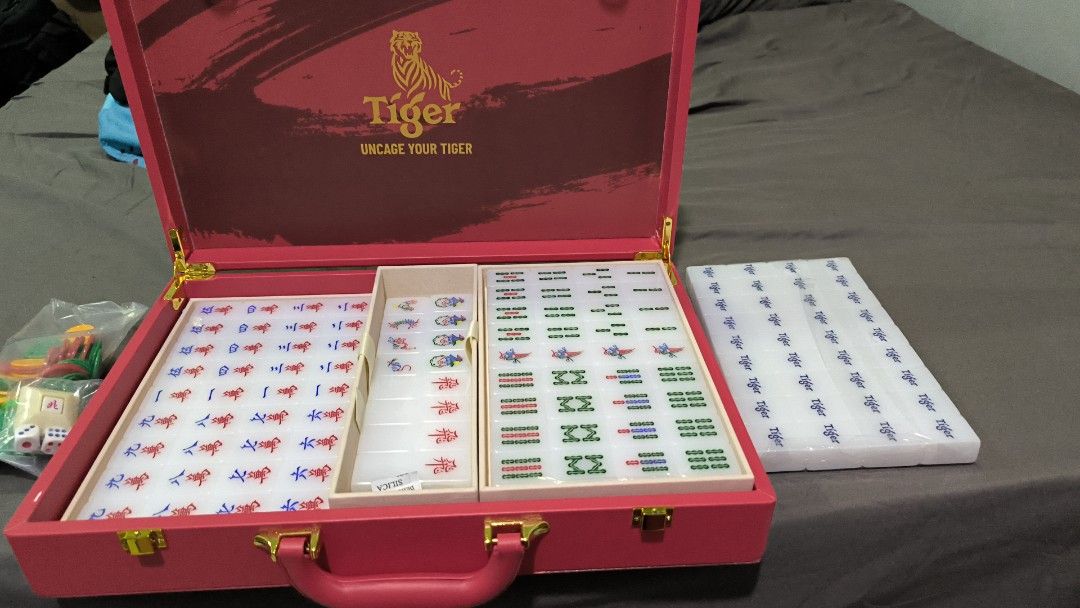 new Tiger Mahjong Set 2026, Hobbies & Toys, Toys & Games on Carousell