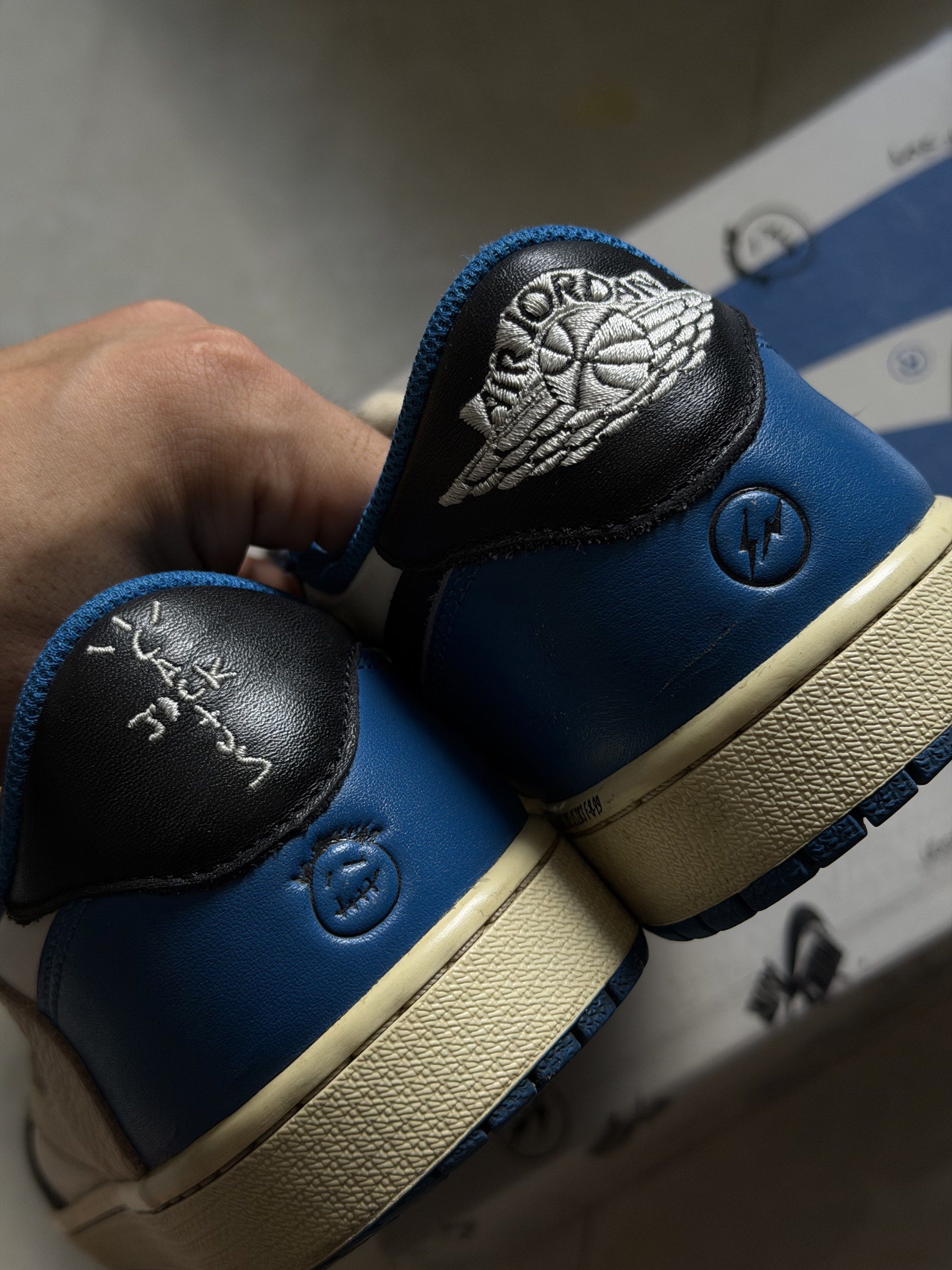 Nike Travis Scott Fragment Jordan 1 Low, Men's Fashion, Footwear ...