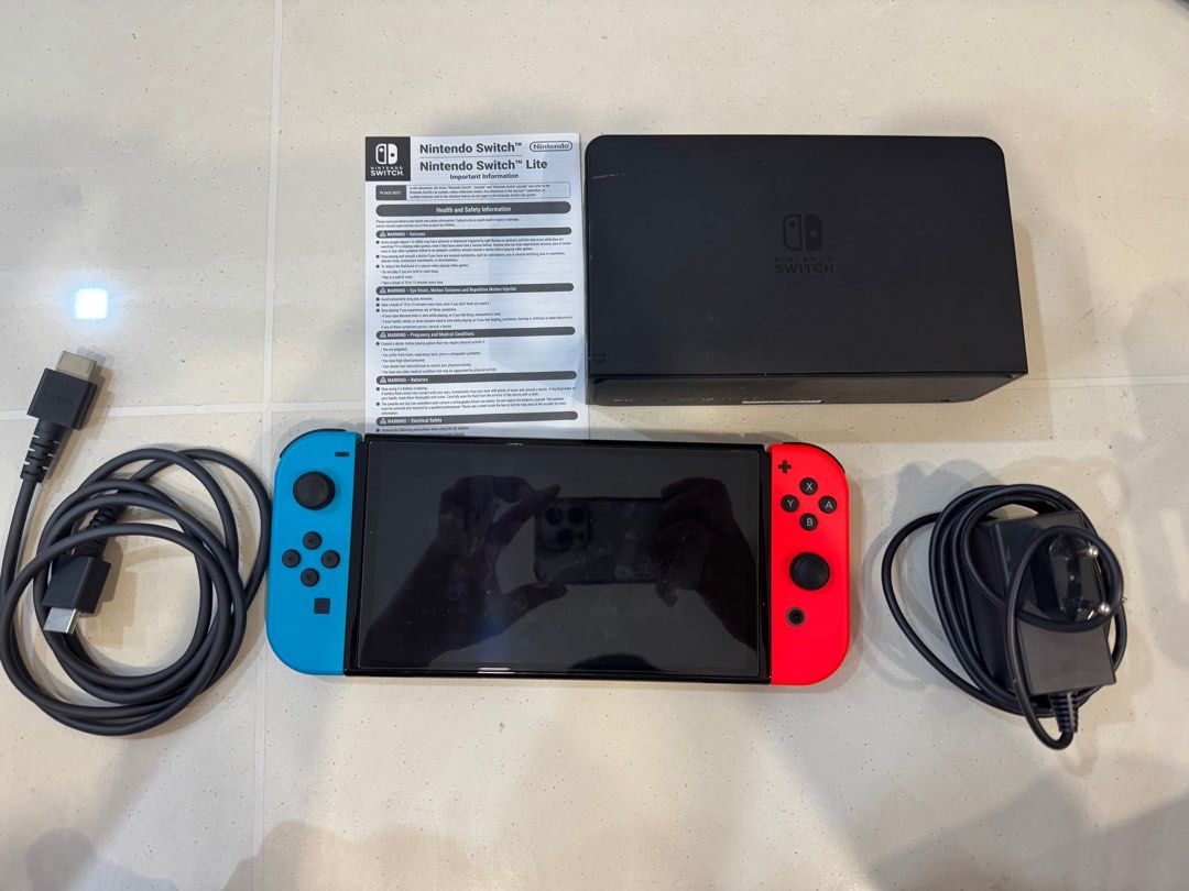 Nintendo Switch OLED Model - Complete Set, Video Gaming, Video Game ...