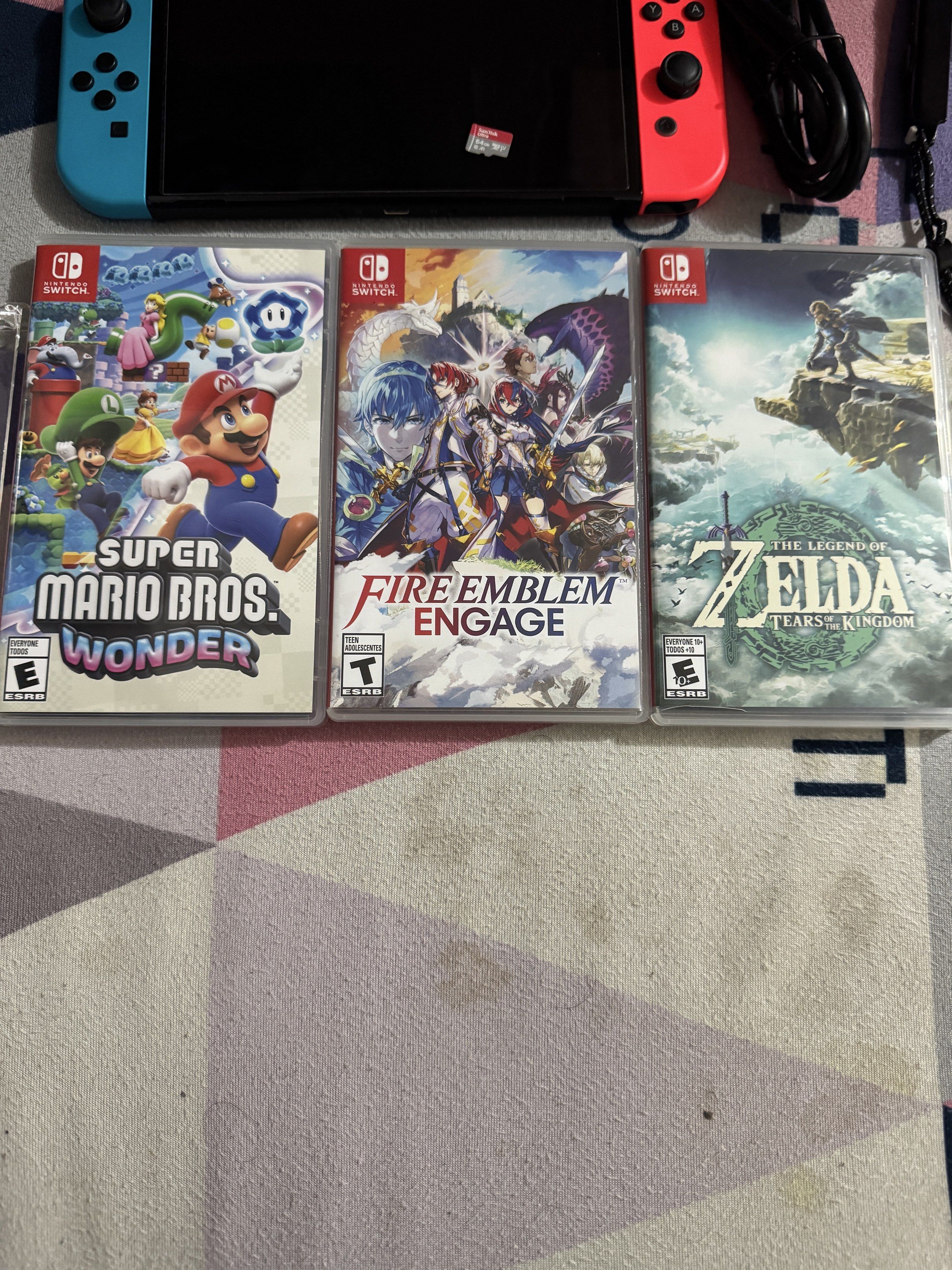 Nintendo Switch OLED with Games, Video Gaming, Video Game Consoles ...