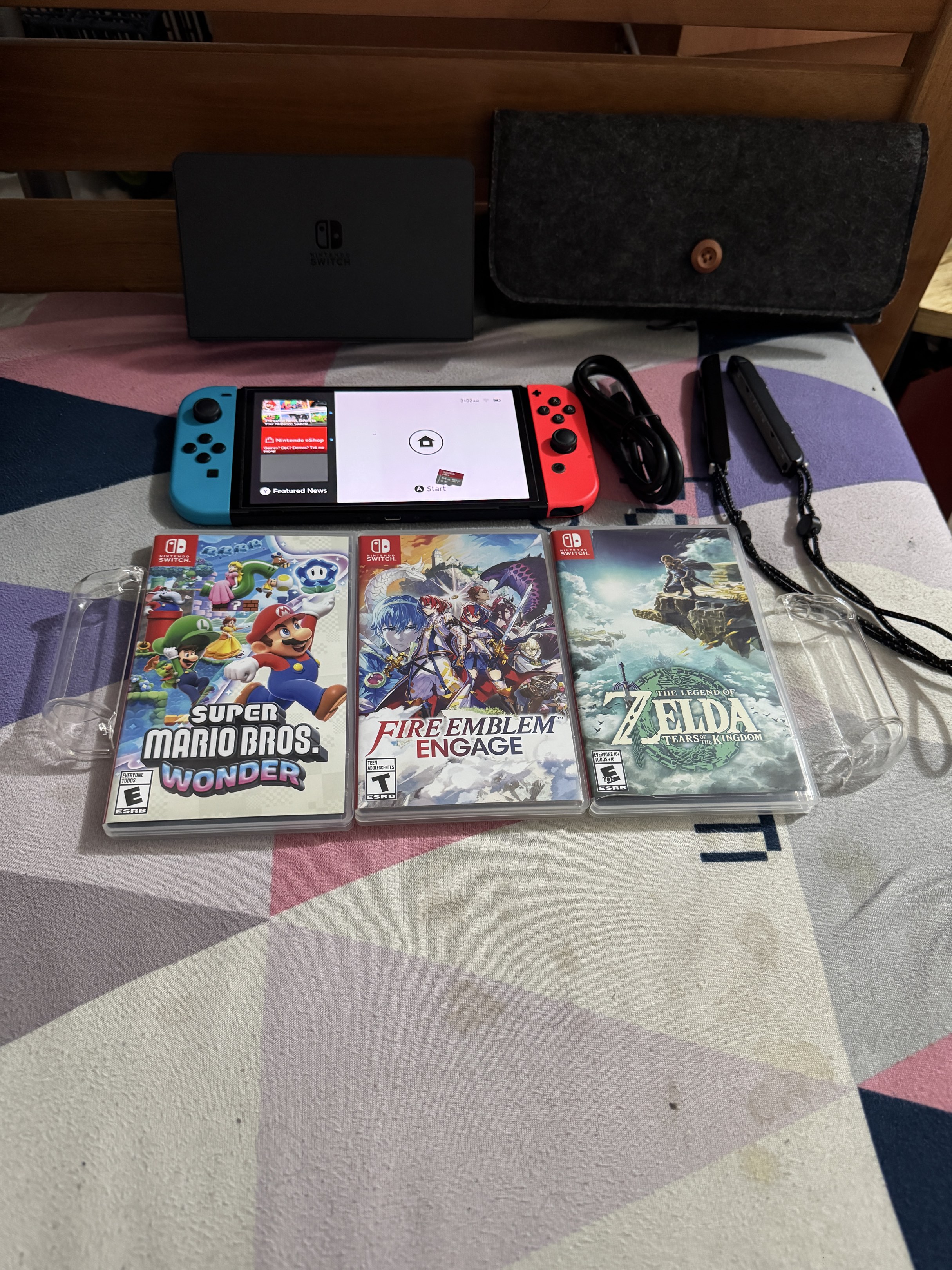 Nintendo Switch OLED with Games, Video Gaming, Video Game Consoles ...