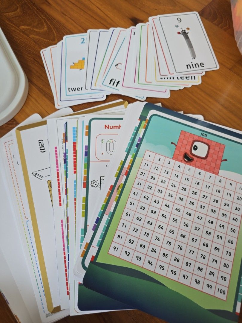 Numberblocks Math Manipulatives & Flashcards, Hobbies & Toys, Toys ...