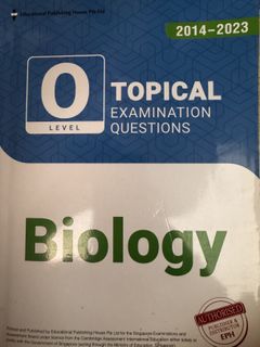 A Level H2 Topical Biology 2015-2024, Hobbies & Toys, Books & Magazines ...