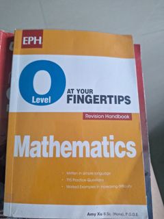 O-Level Quick Revision Handbooks (Biology, Chemistry, Mathematics ...