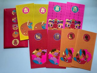 OCBC Red Packets (8-Pieces), Hobbies & Toys, Occasions & Party Supplies ...