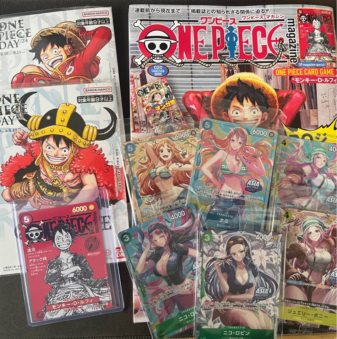 One Piece Card Game & Magazine Bundle, Hobbies & Toys, Toys & Games on ...