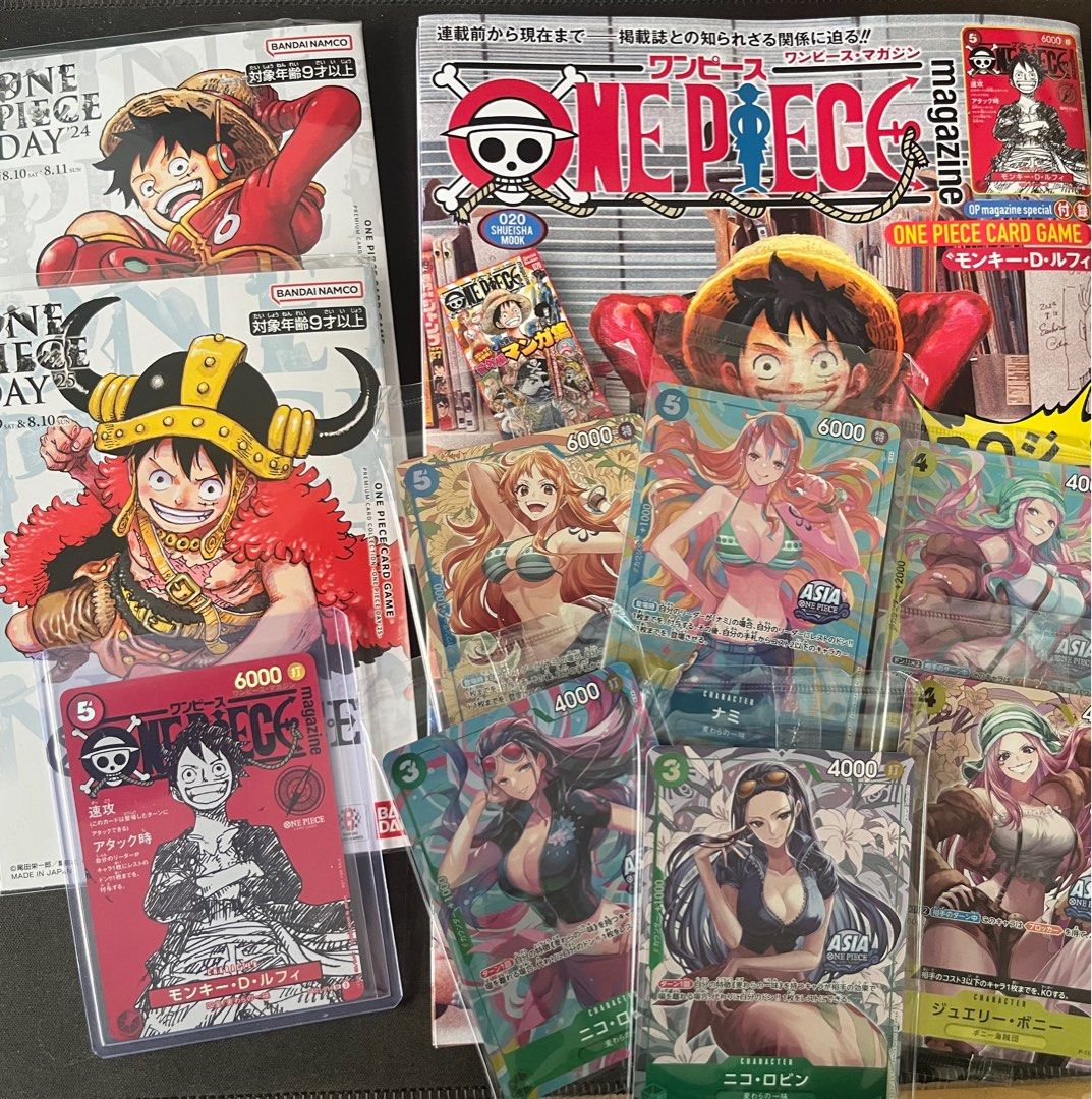 One Piece Card Game & Magazine Bundle, Hobbies & Toys, Toys & Games on ...