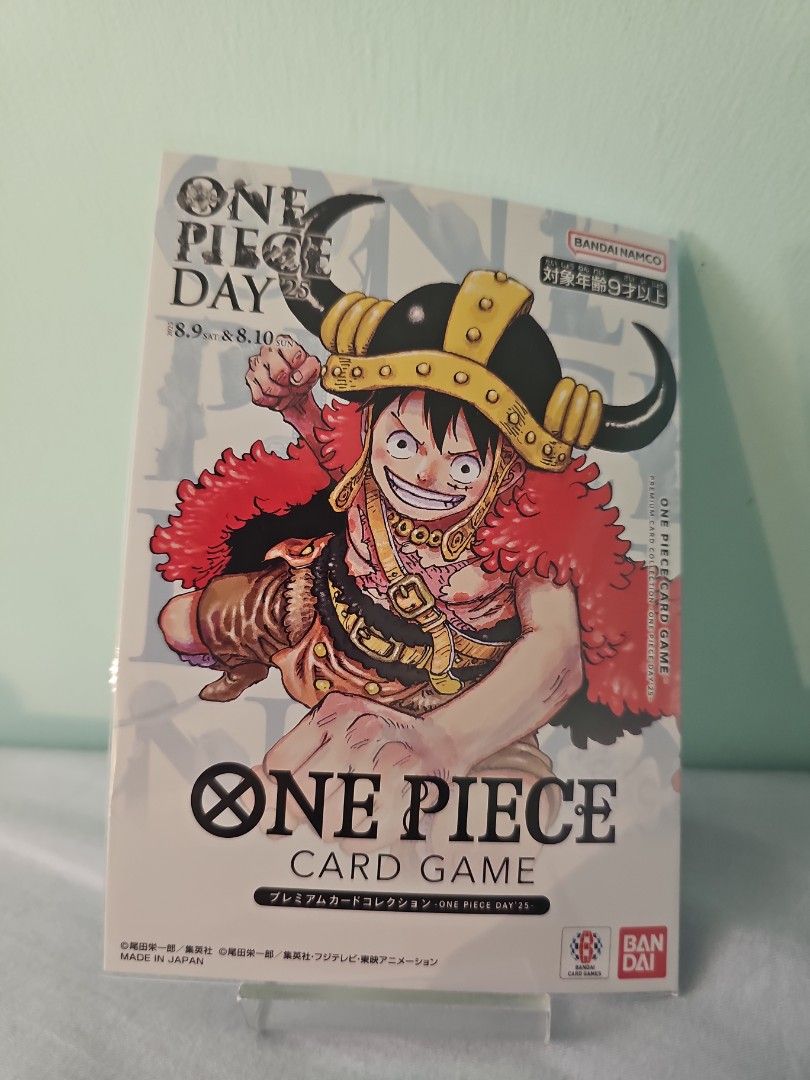 One Piece Card Game - One Piece Day Promo Cards, Hobbies & Toys, Toys ...