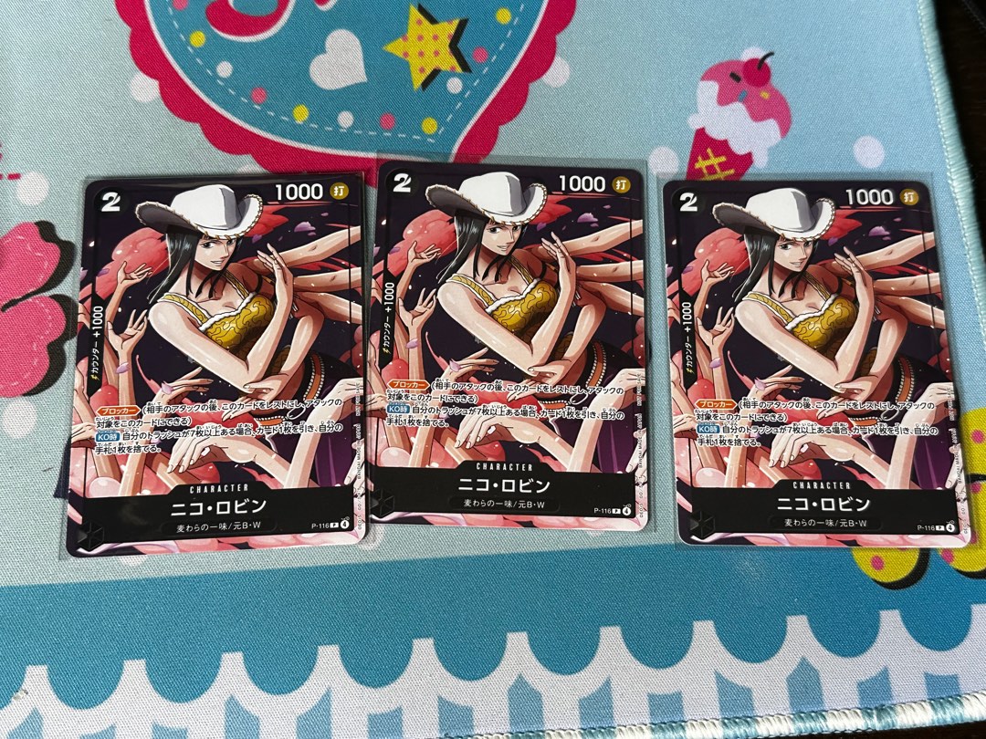 One Piece Card Game Nico Robin P-116 Promo Card, Hobbies & Toys, Toys ...