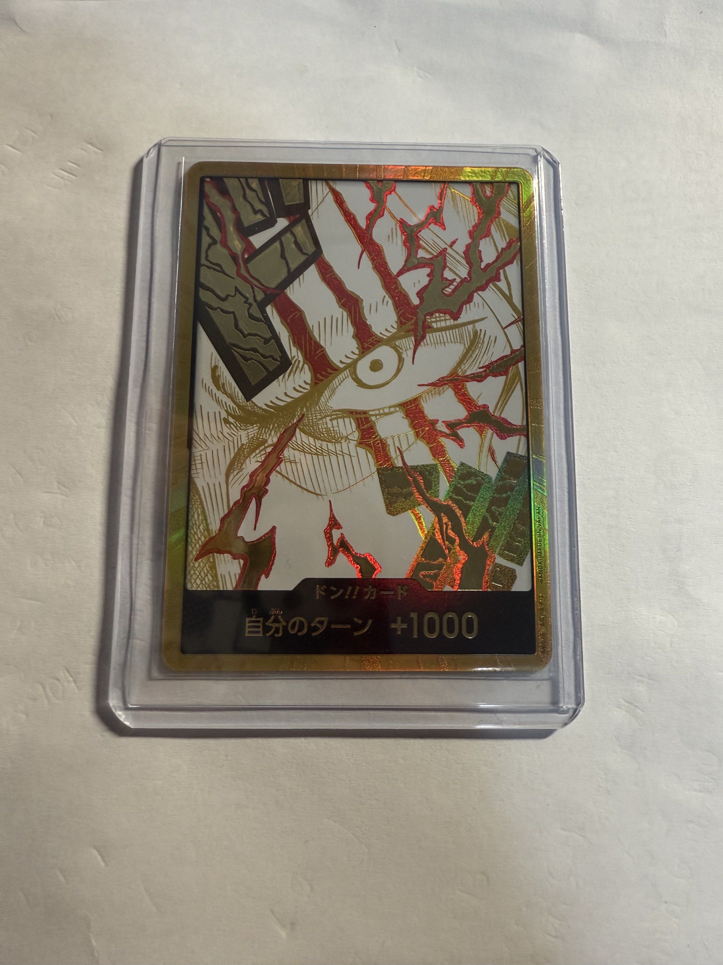 One Piece Card Game Shanks Gold DON!! Card, Hobbies & Toys, Toys ...