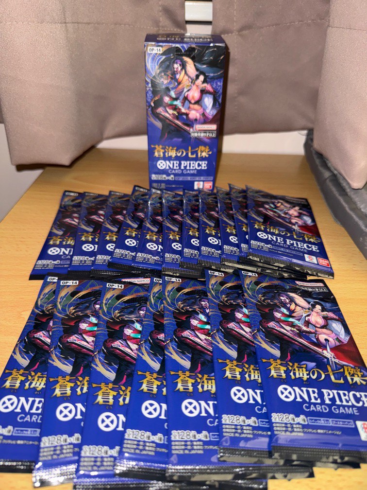 One Piece Card OP14 Booster Pack, Hobbies & Toys, Toys & Games on Carousell
