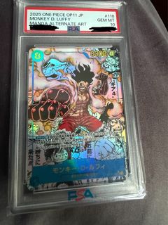 One Piece Monkey D. Luffy Manga Alt Art PSA 10, Hobbies & Toys, Toys ...