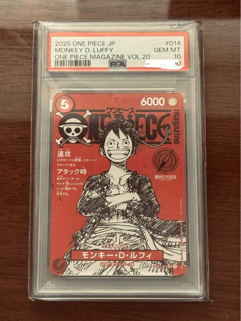 One Piece TCG PSA 10 Manga / SPs, Hobbies & Toys, Toys & Games on Carousell
