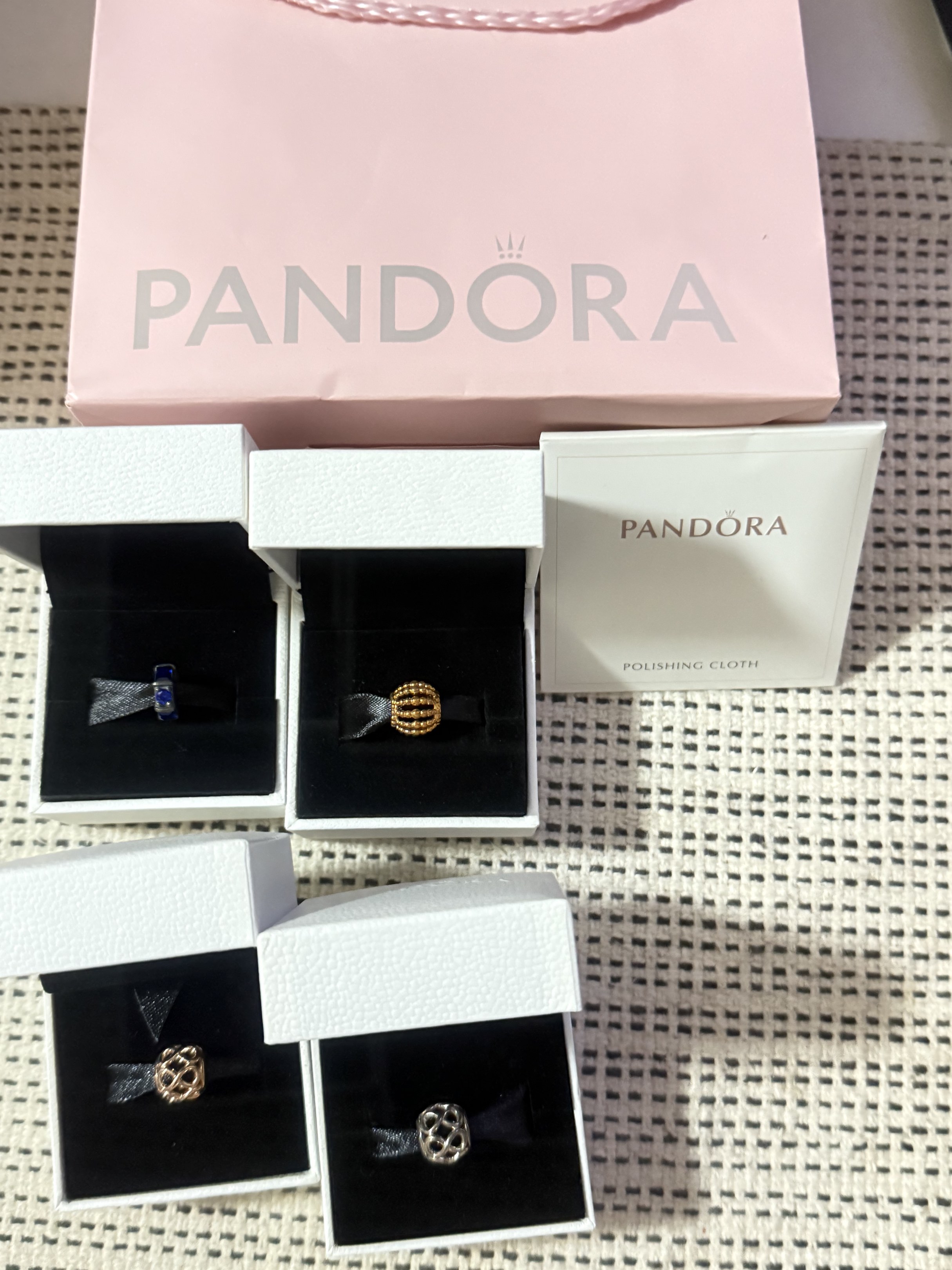 Pandora Charms – 4 pcs for $100, Women's Fashion, Jewelry & Organisers ...