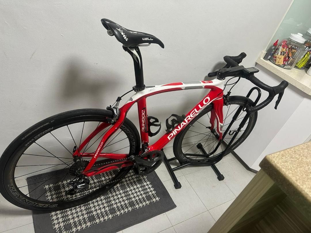 Pinarello Dogma Road Bike - Red, Sports Equipment, Bicycles & Parts, Bicycles on Carousell