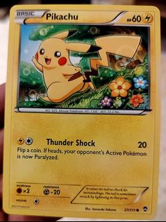 Pokemon Card Pikachu, Hobbies & Toys, Toys & Games on Carousell