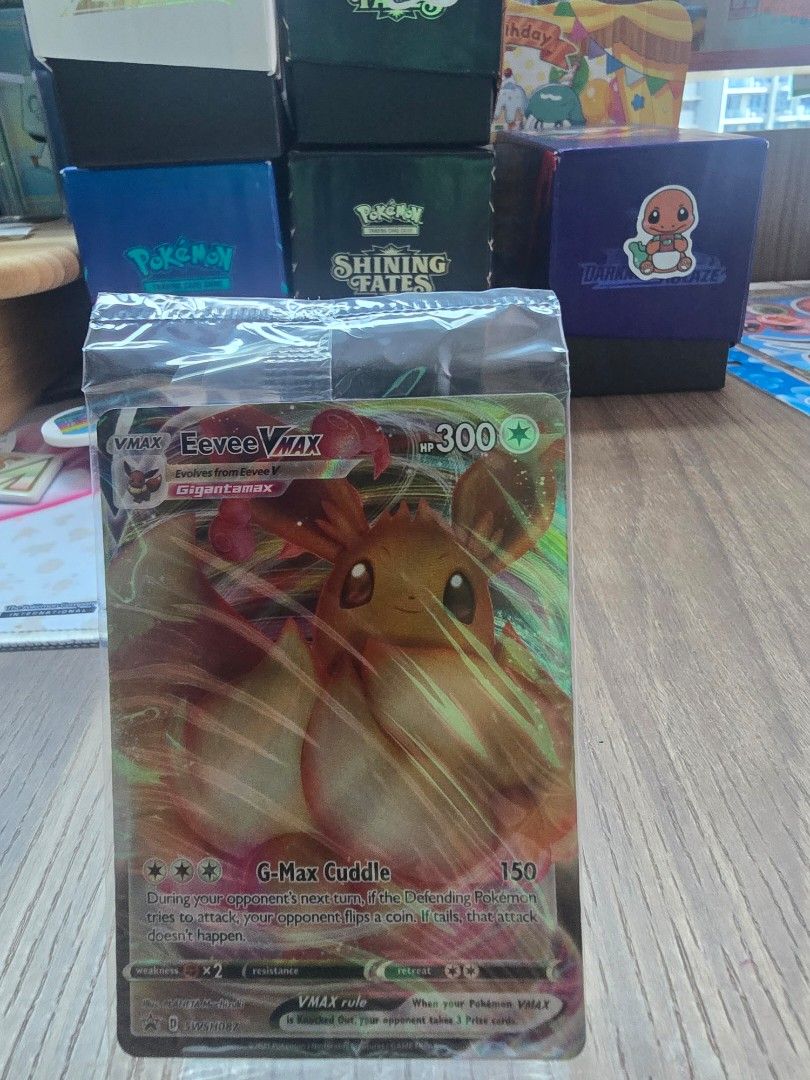 Pokemon Eevee VMAX Card - Sealed promo, Hobbies & Toys, Toys & Games on ...