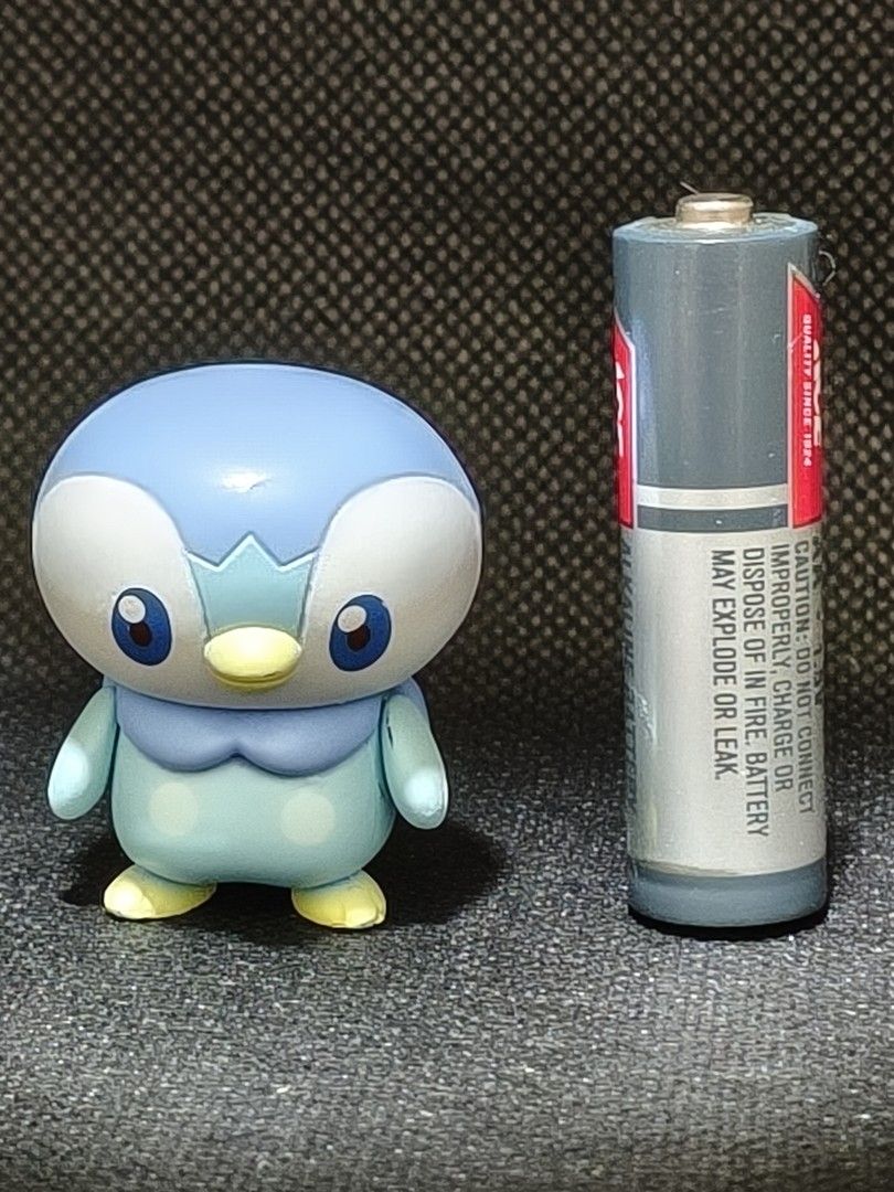 Pokemon Figure - Piplup (Takara Tomy Pokémon Poképiece House Bathroom ...