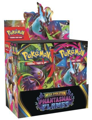 Pokemon Mega Evolution Phantasmal Flames Booster Box, Hobbies & Toys ...
