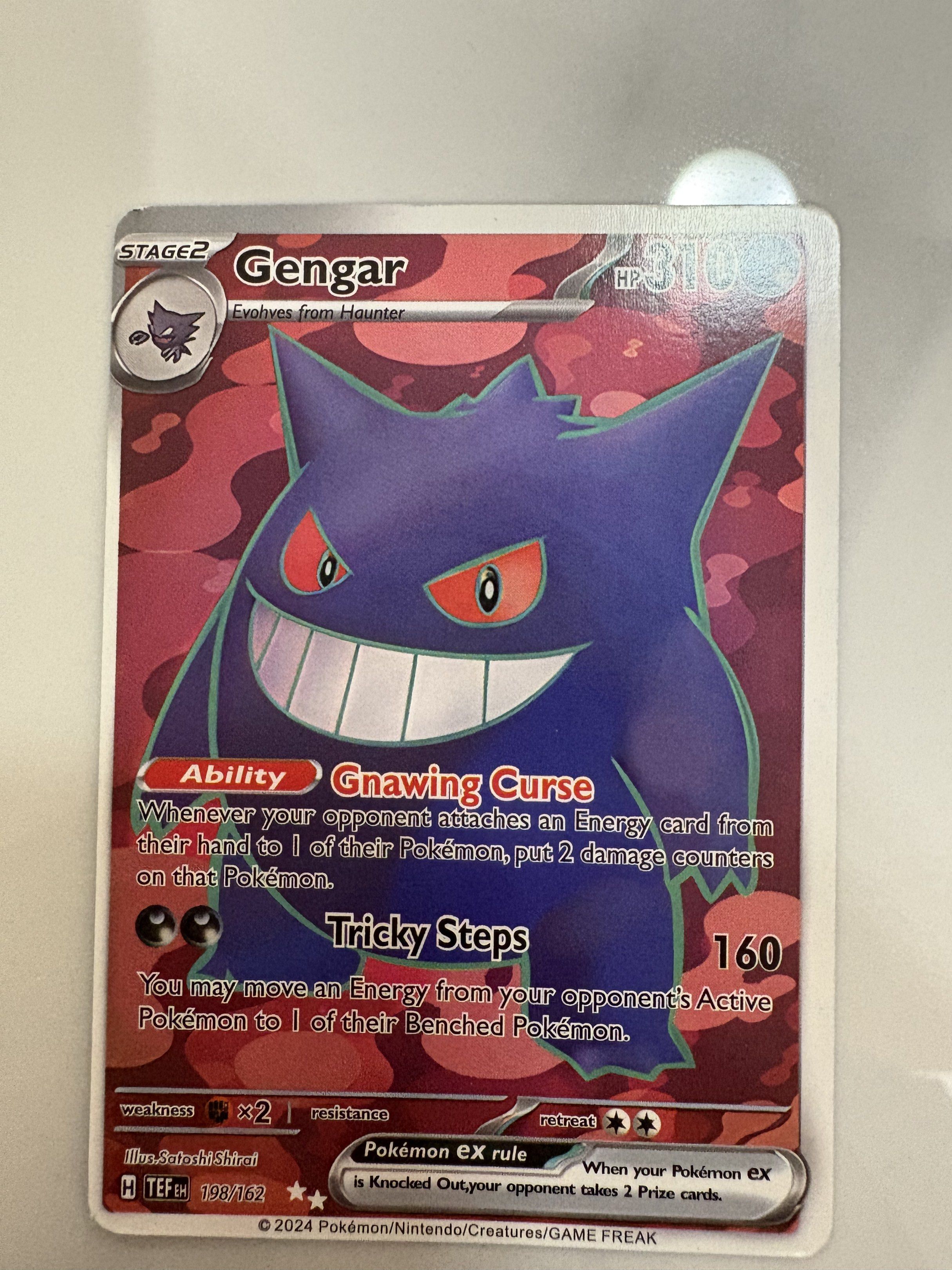 Pokemon TCG Gengar EX Card, Hobbies & Toys, Toys & Games on Carousell