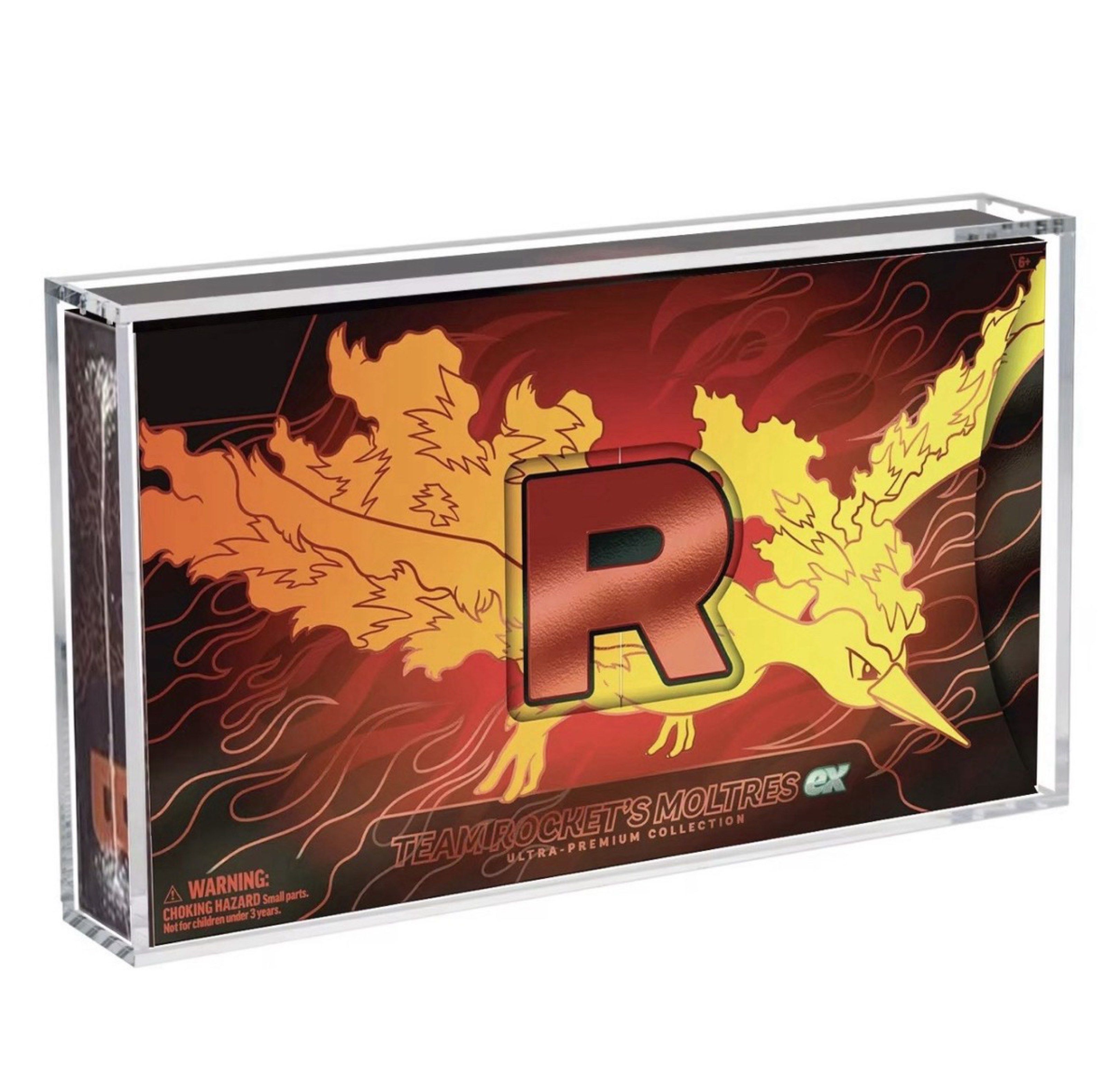Pokemon Team Rocket's Moltres ex Ultra Premium Collection Acrylic ...
