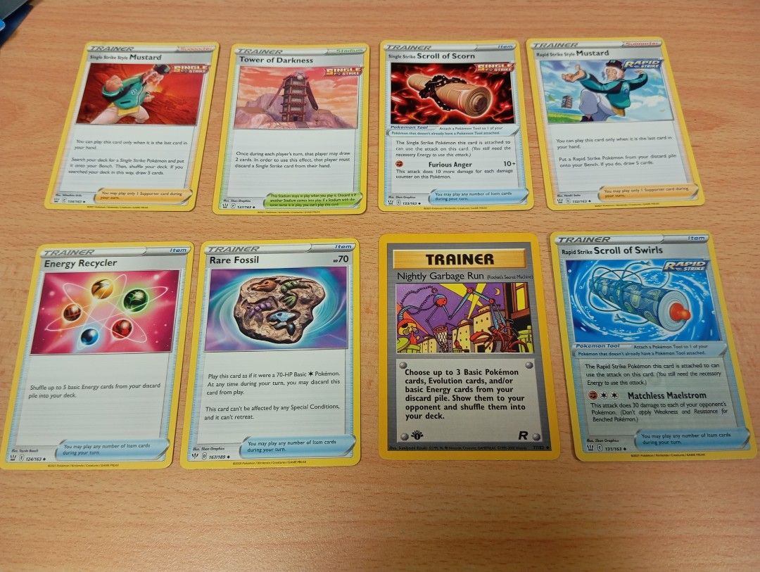 Pokemon Trainer Cards - Various, Hobbies & Toys, Toys & Games on Carousell