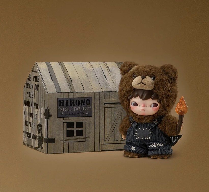 Pop Mart Hirono Living Wild - Fight For Joy Plush Doll, Hobbies & Toys ...