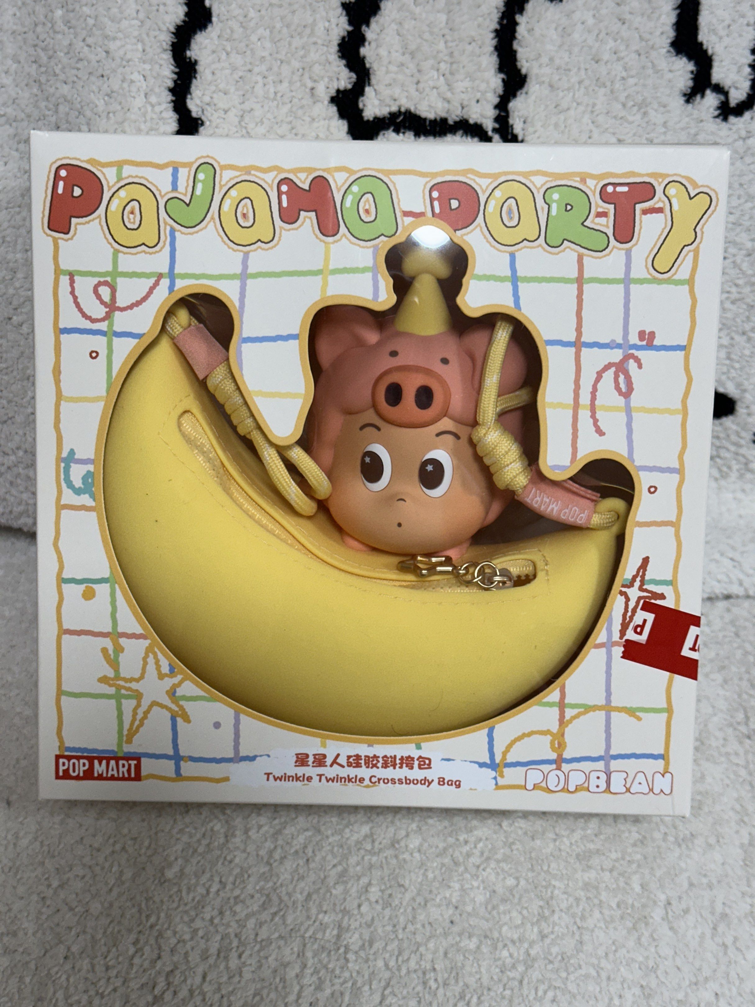 Pop Mart Twinkle Twinkle Pajama Party Silicon Sling Bag, Hobbies & Toys ...