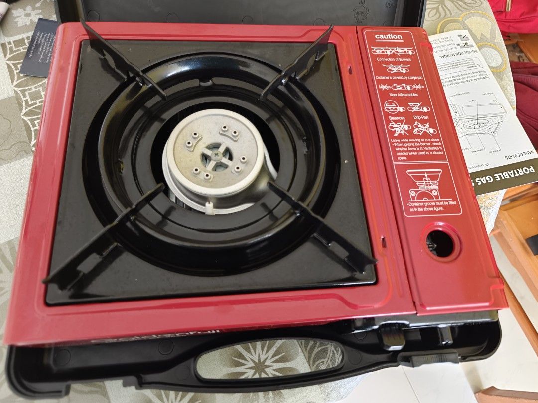 Portable Gas Stove - Red, TV & Home Appliances, Kitchen Appliances, BBQ ...
