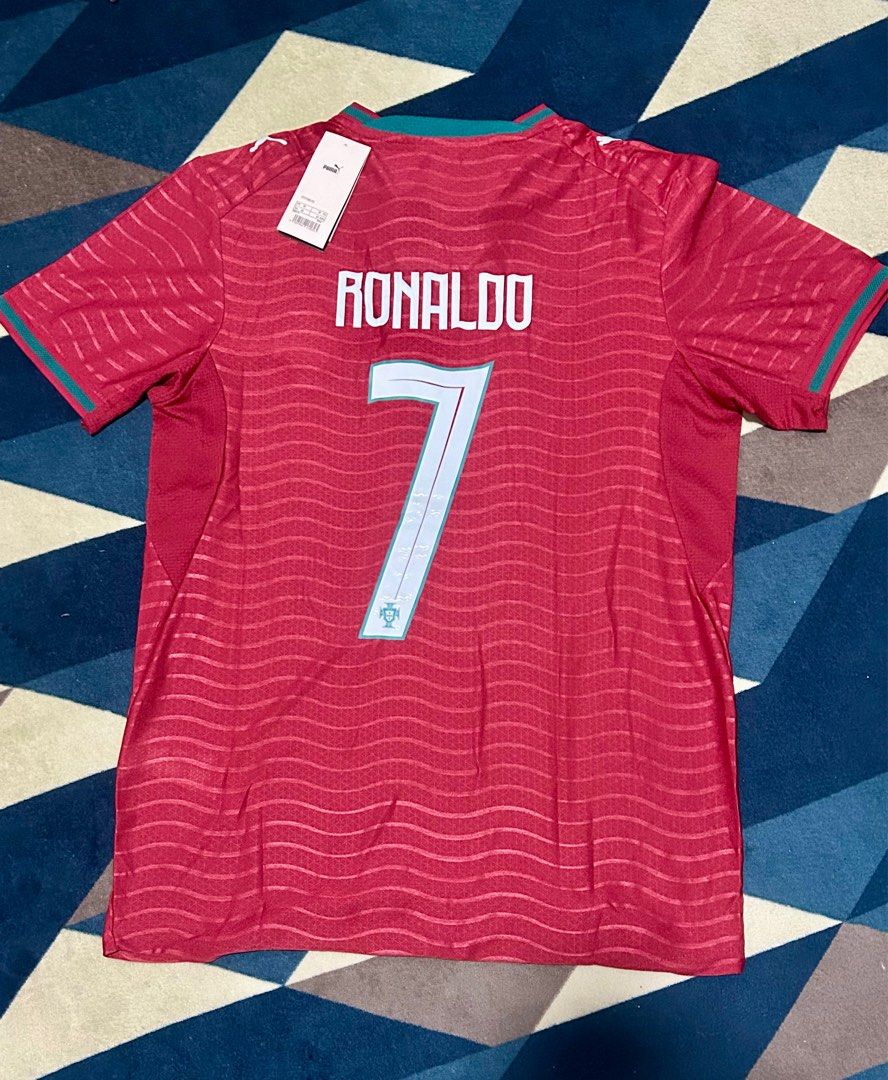 Portugal 2026 World Cup Ronaldo 7 player issue, Men's Fashion, Tops ...