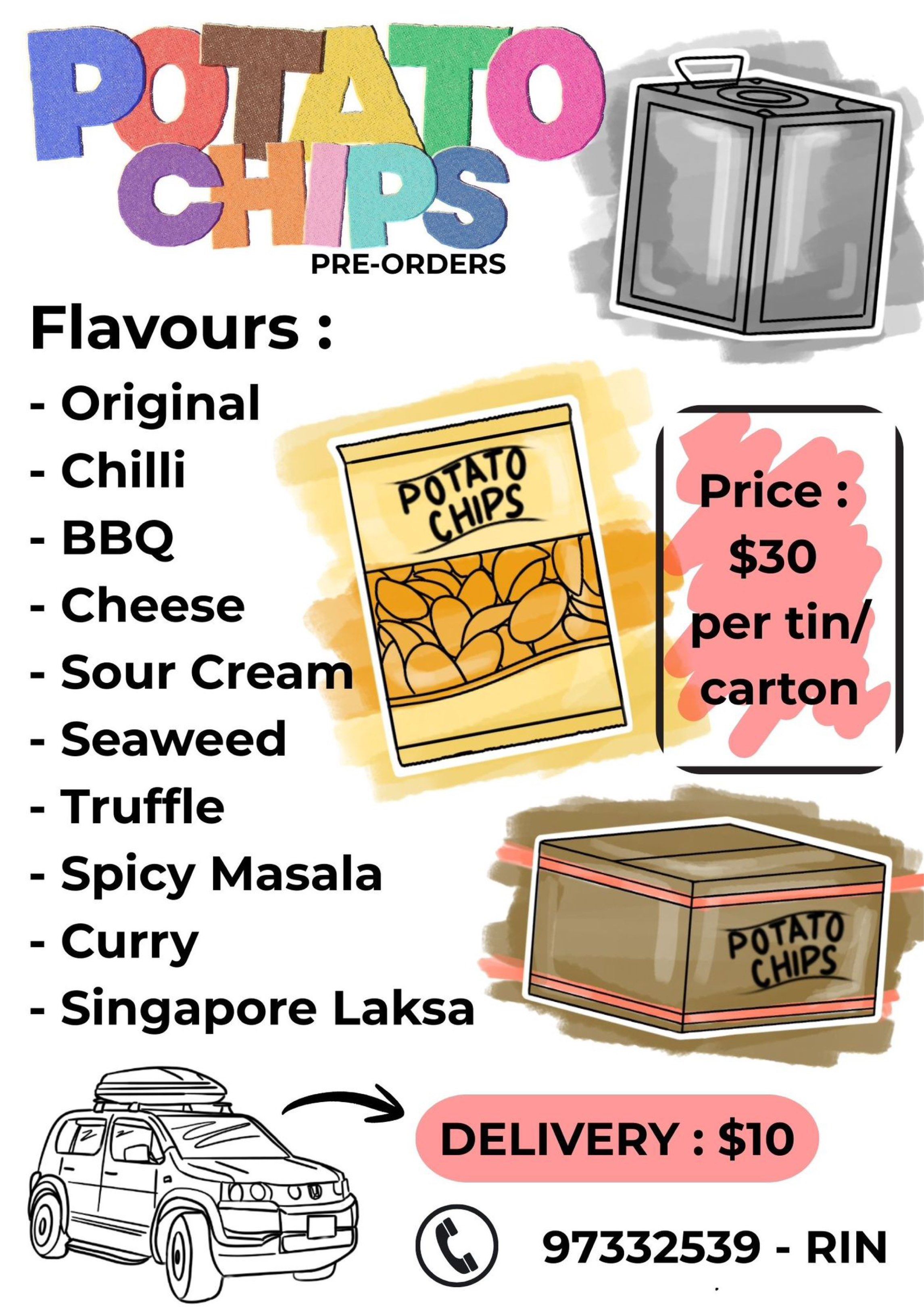 Potato Chips Preorders for Raya 2026, Food & Drinks, Packaged & Instant ...