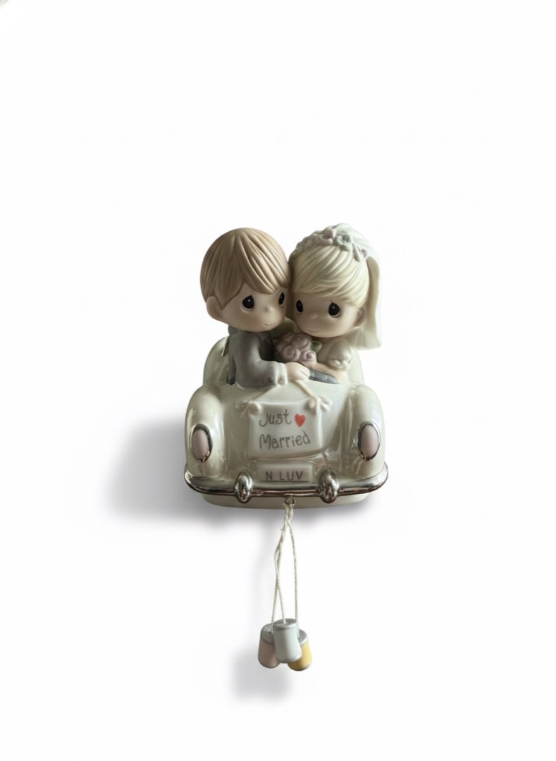 Precious Moments Just Married Car Figurine, Hobbies & Toys, Toys ...