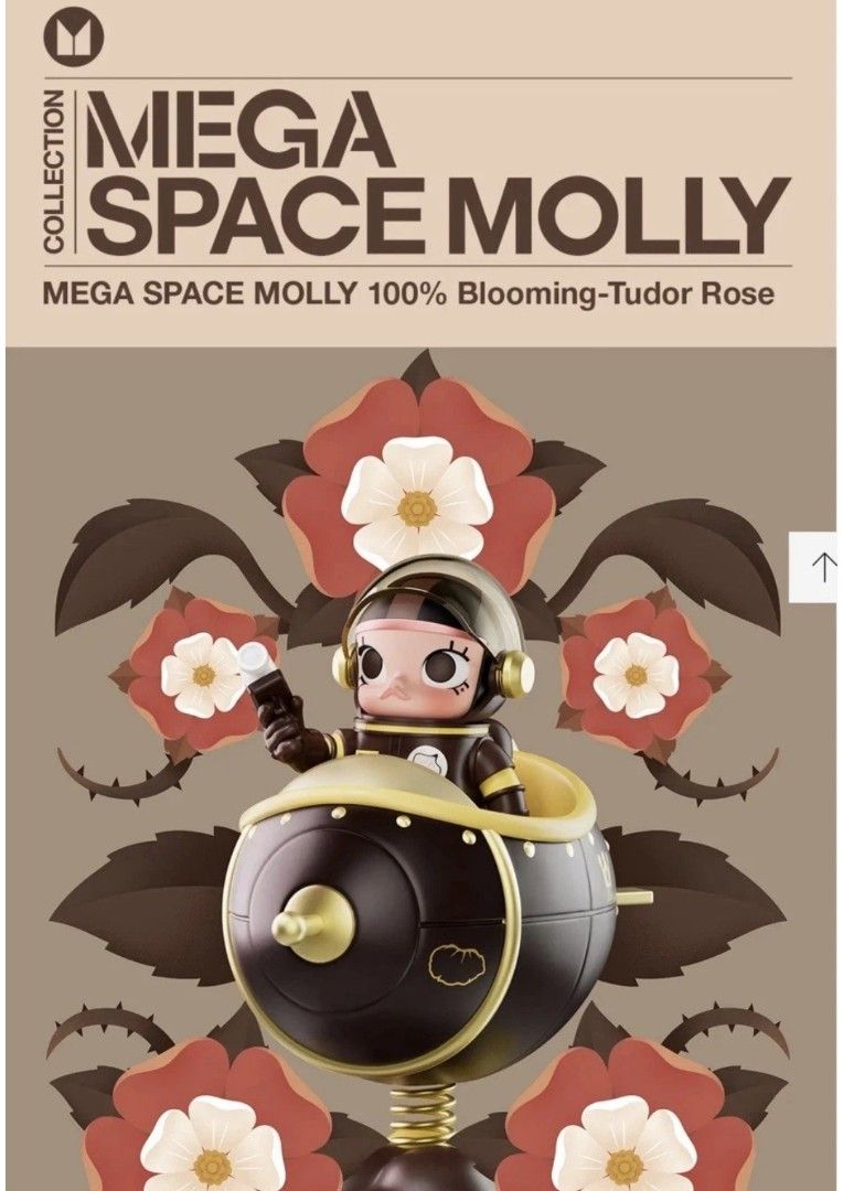 [Pre-Order] POP MART MEGA SPACE MOLLY 100% Blooming-Tudor Rose (UK ...