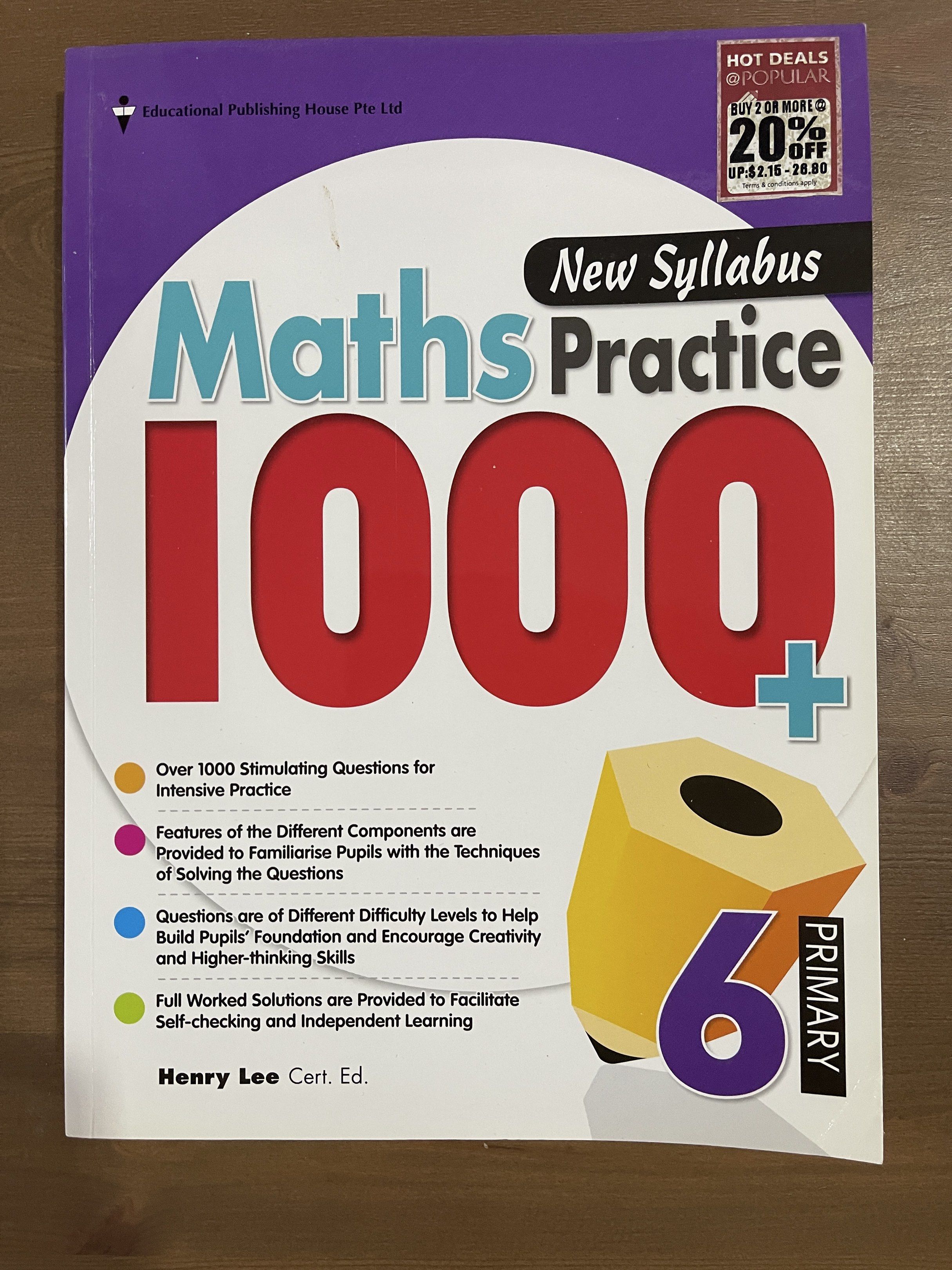 Primary 6 Maths Practice 1000+ Textbook, Hobbies & Toys, Books ...