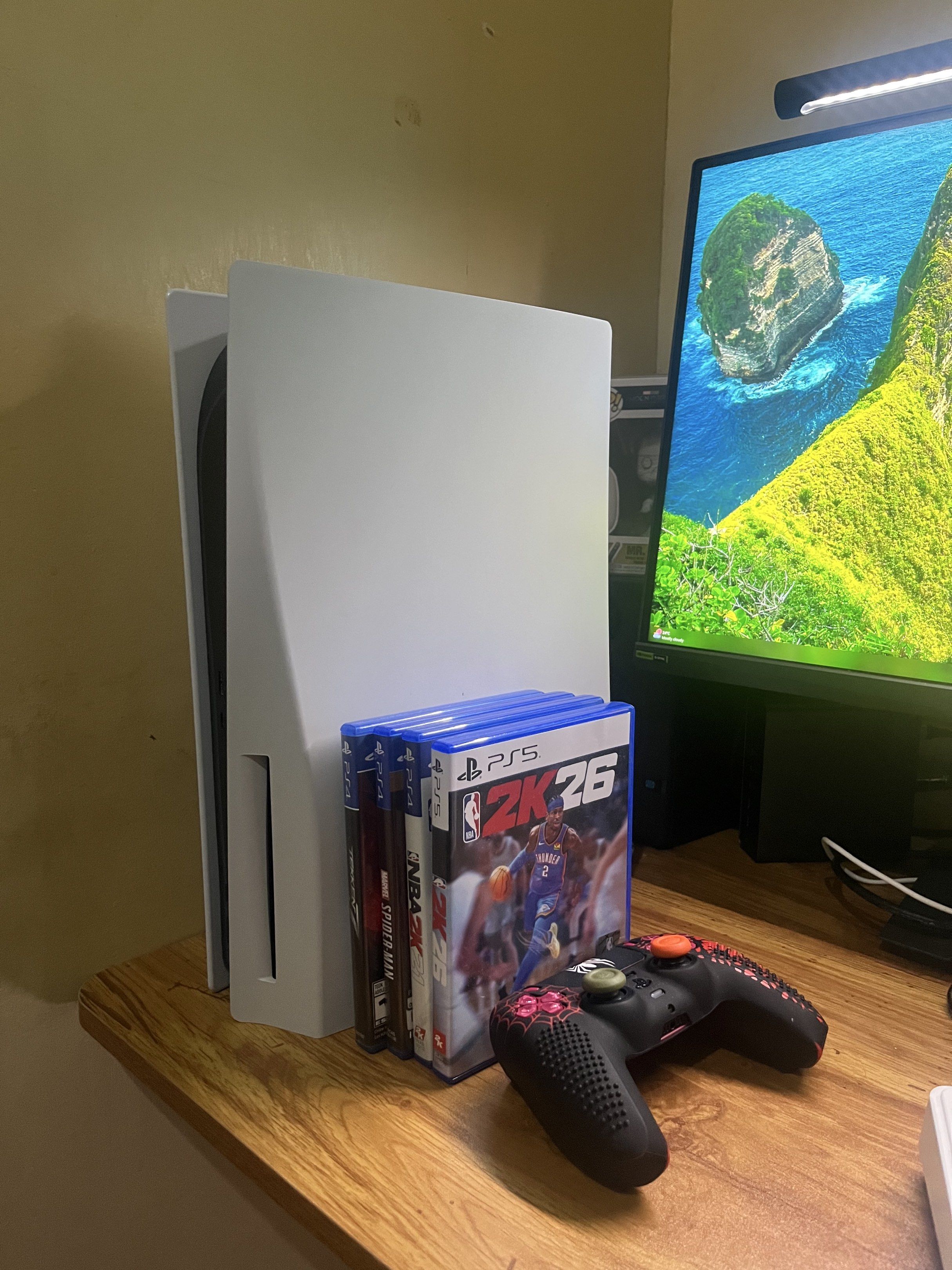 PS5 Disc Edition + Hall Effect Controller + 4 Games Bundle, Video ...
