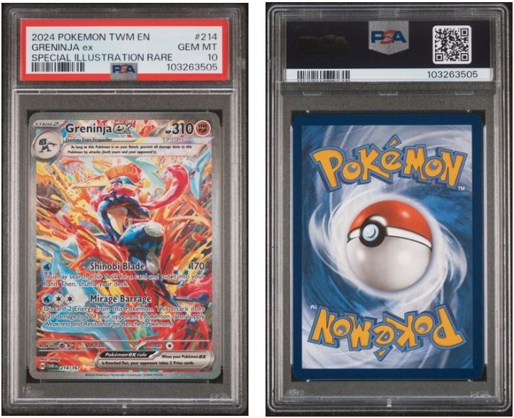 PSA 10 Greninja SIR Twilight Masquerade, Hobbies & Toys, Toys & Games ...