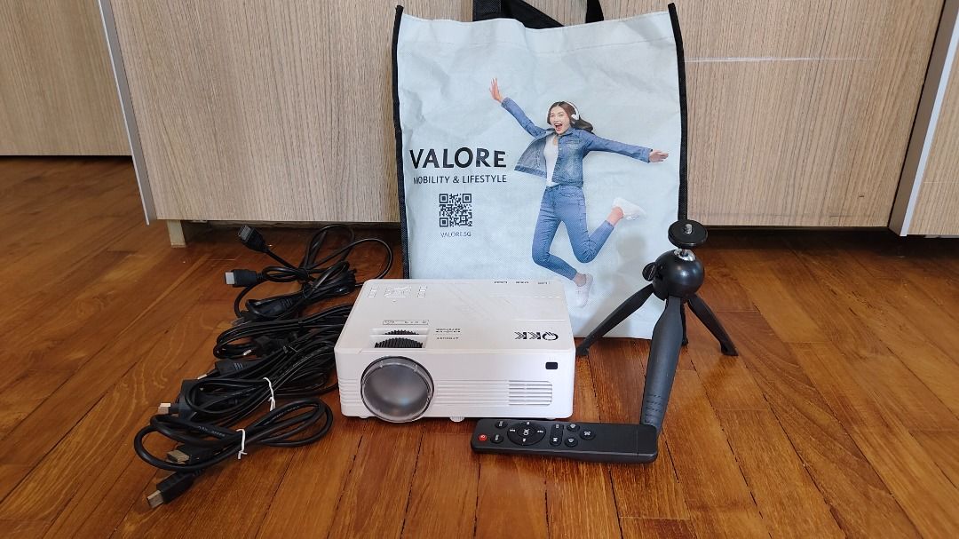 QKK QK03 Mini Projector with Accessories, TV & Home Appliances, TV ...