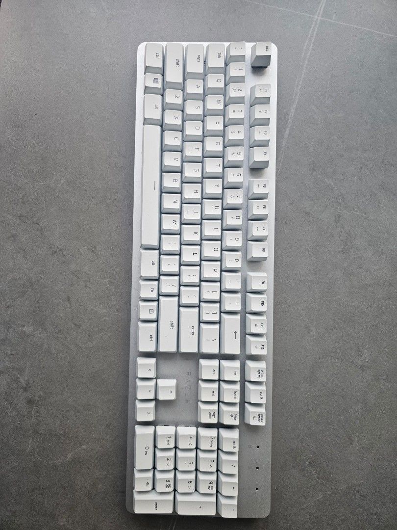 Razer Pro Type Wireless Mechanical Keyboard - White, Computers & Tech ...