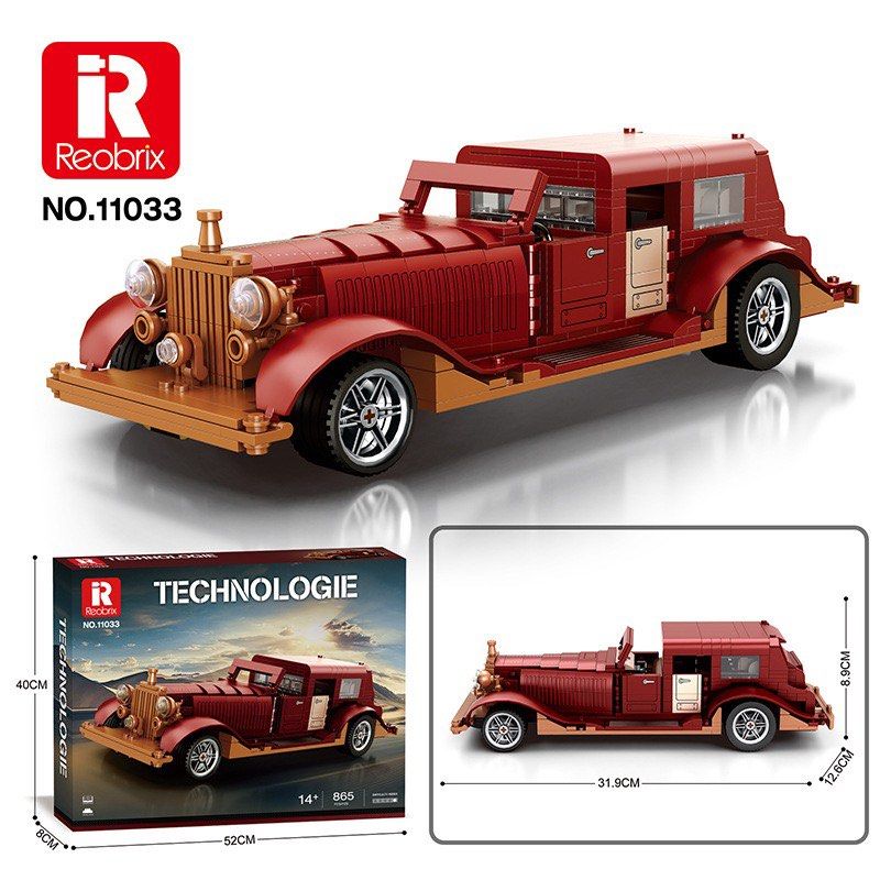 Reobrix Vintage Phantom Car Building Blocks LEGO-style | LEGO ...