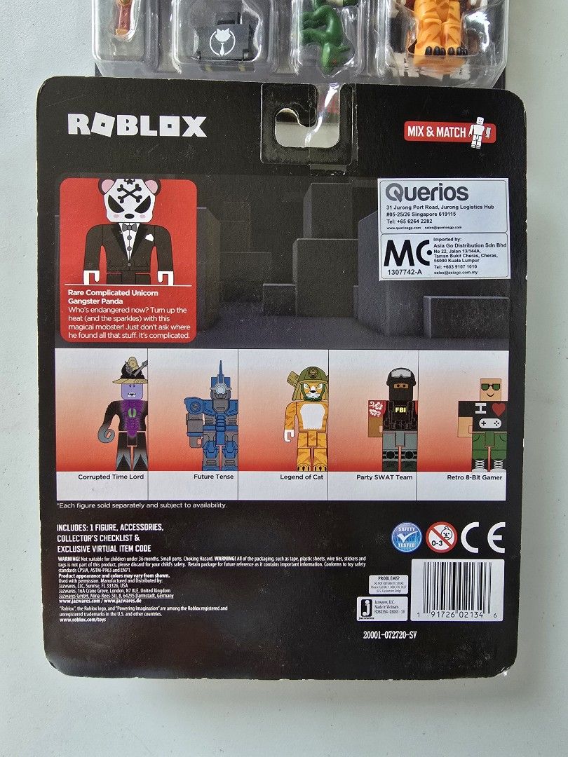 Roblox rare unicorn panda or trade with retro 8 bit gamer toy mobile ...