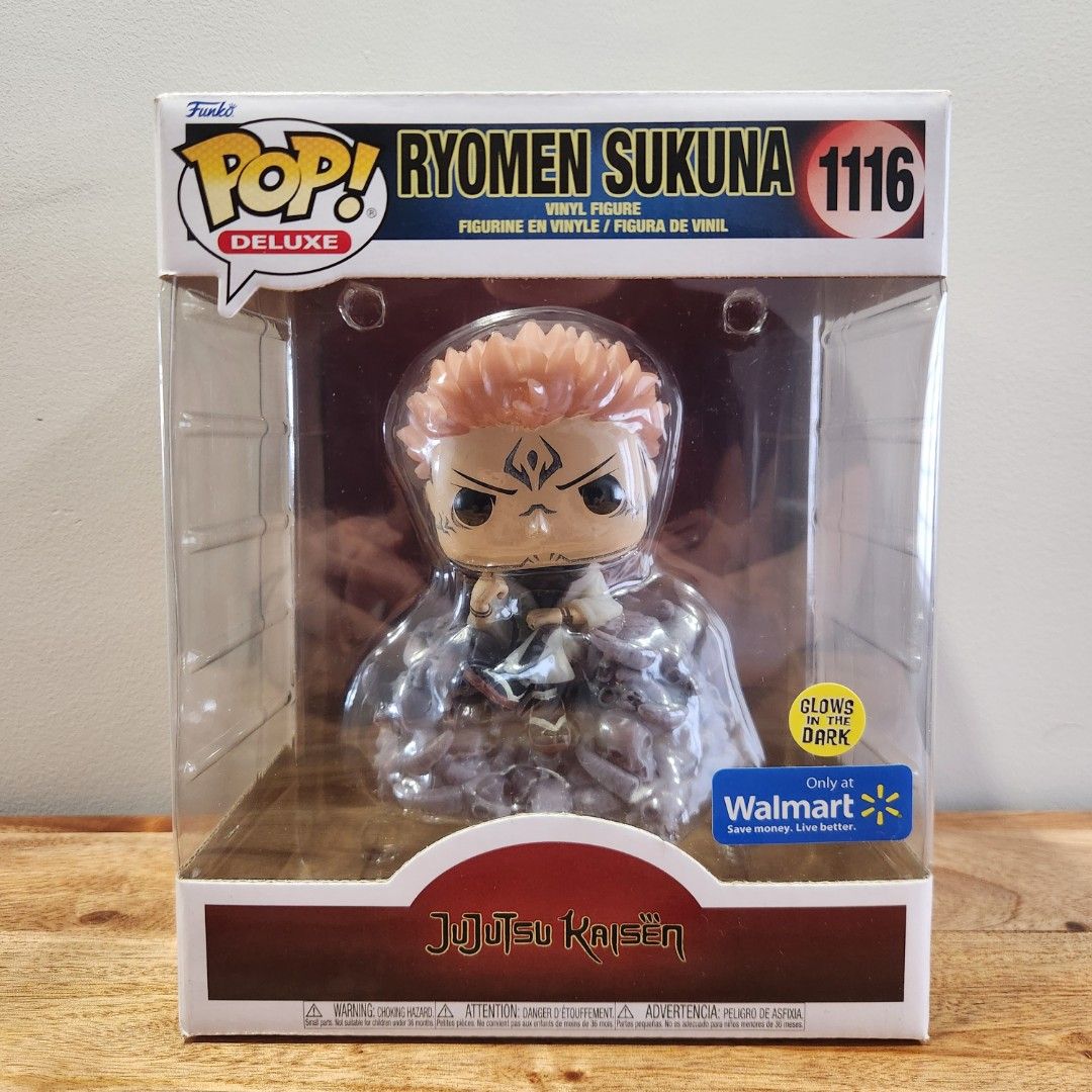Ryomen Sukuna Funko Pop (Deluxe) — Walmart Exclusive GITD, Hobbies ...
