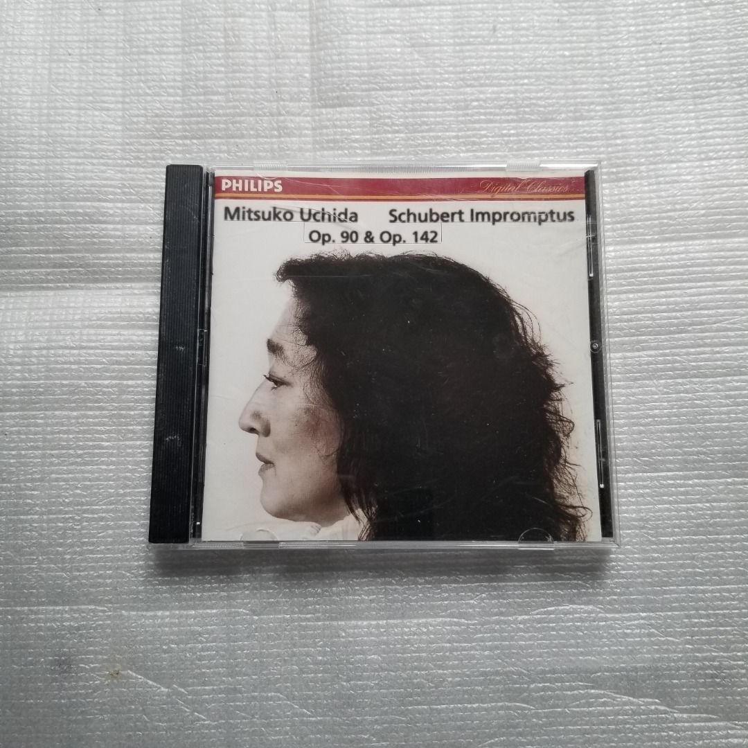 Schubert - Impromptus (Uchida, Philips美國版), 興趣及遊戲, 音樂、樂器 & 配件, 音樂與媒體 - CD 及 DVD - Carousell