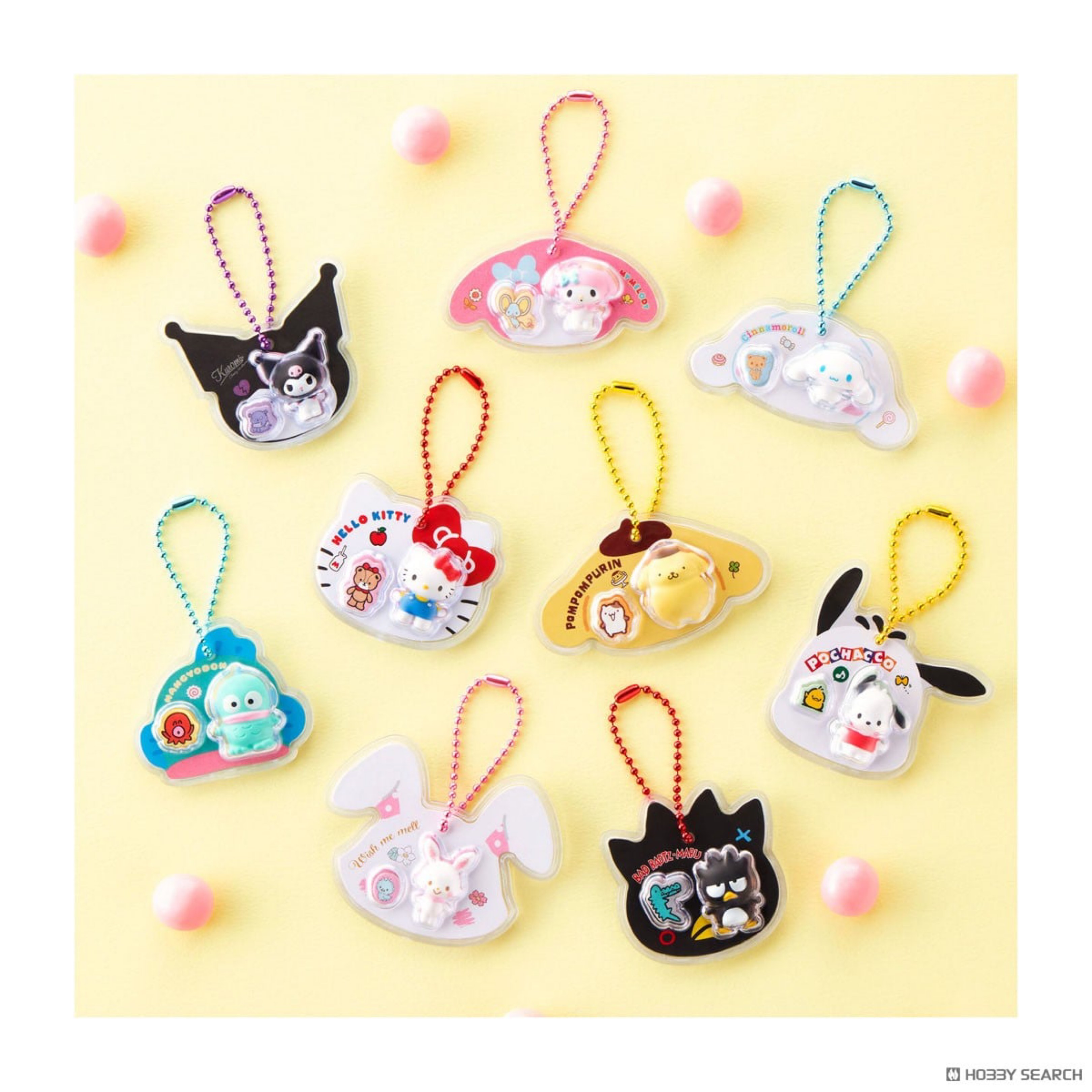 SEALED Sanrio package charm blind box keychain, Hobbies & Toys ...