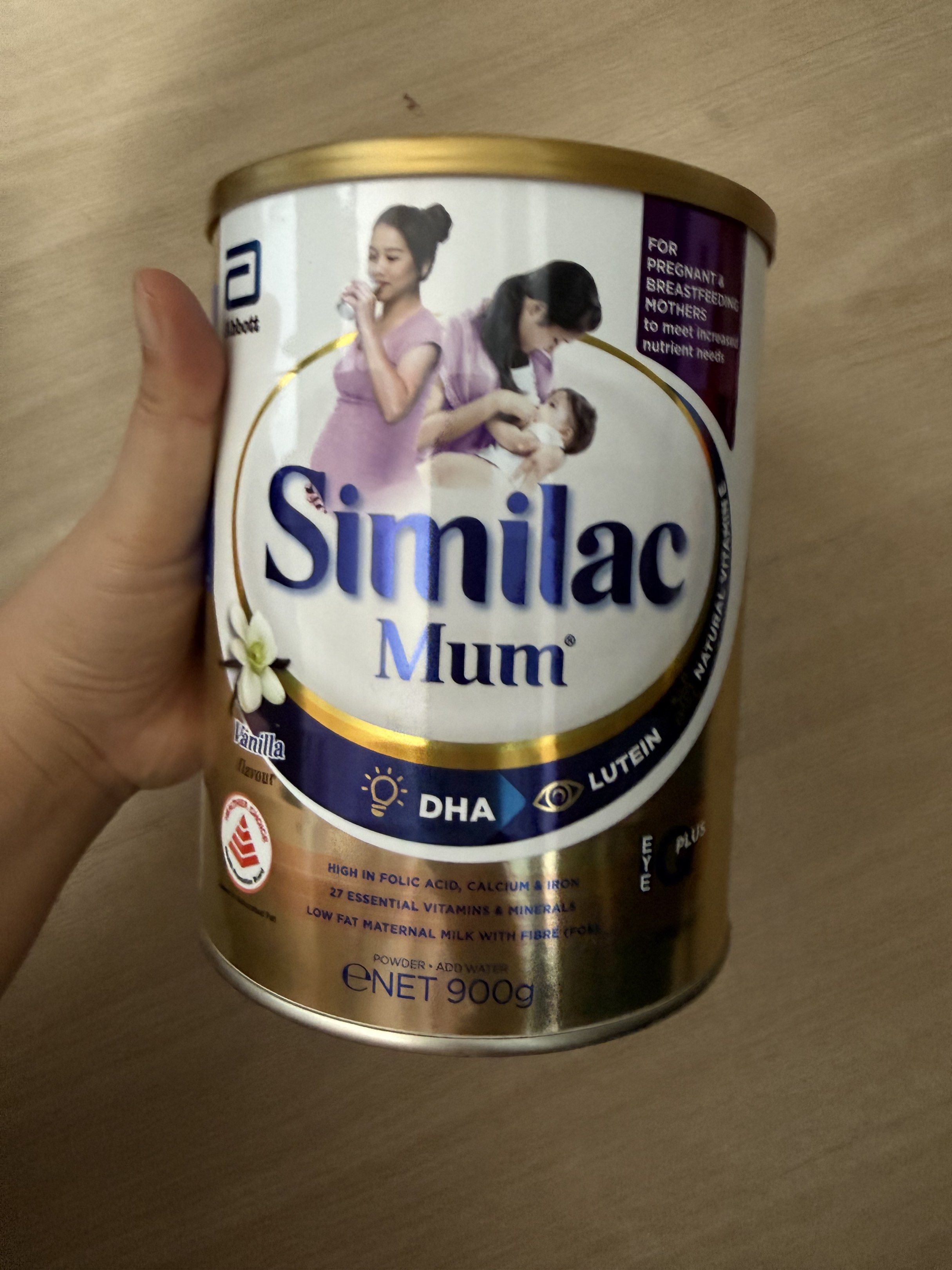 Similac Mum Vanilla Formula (900g), Babies & Kids, Nursing & Feeding ...
