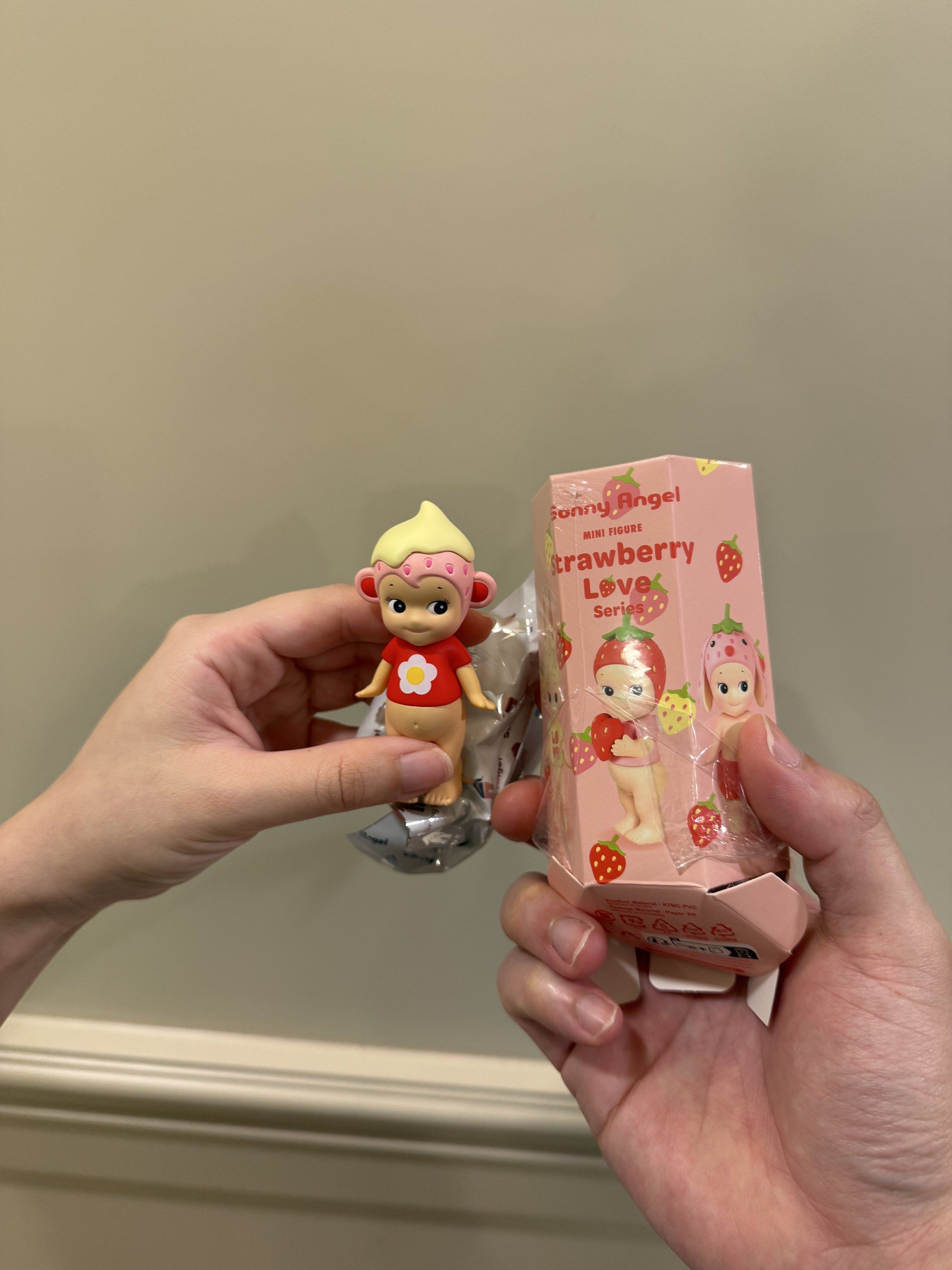 Sonny Angel Strawberry Love Series Monkey, Hobbies & Toys, Toys & Games ...