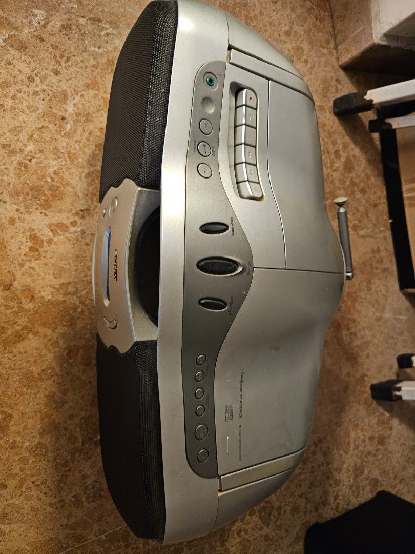 Sony Boombox CD Player Radio, Audio, Portable Music Players on Carousell