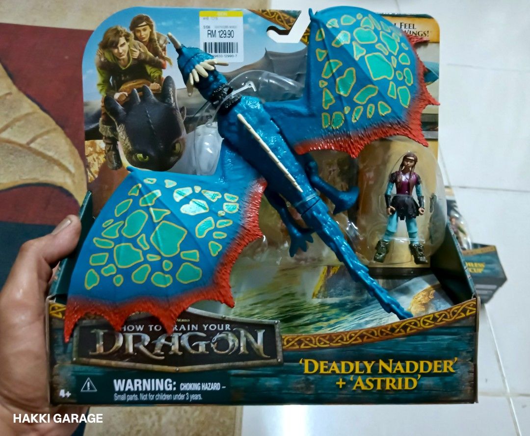 SPIN MASTER DREAMWORKS HOW TO TRAIN YOUR DRAGON 'DEADLY NADDER ...